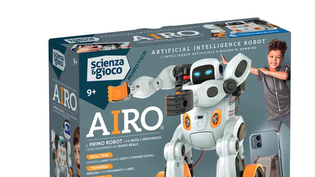 Clementoni lancia AIRO: robot educativo con Intelligenza Artificiale