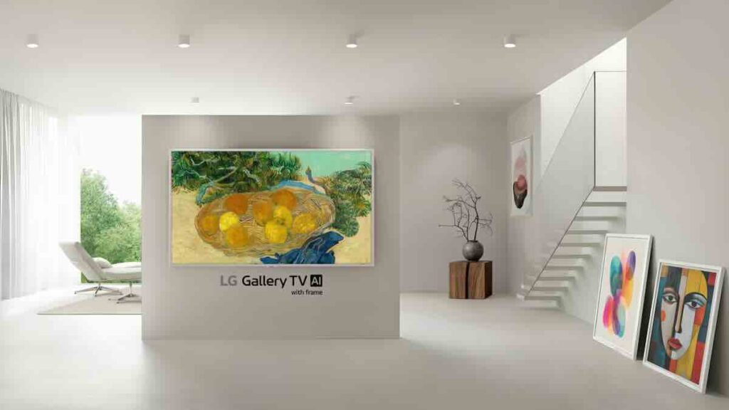 LG Gallery TV, il televisore che diventa arte